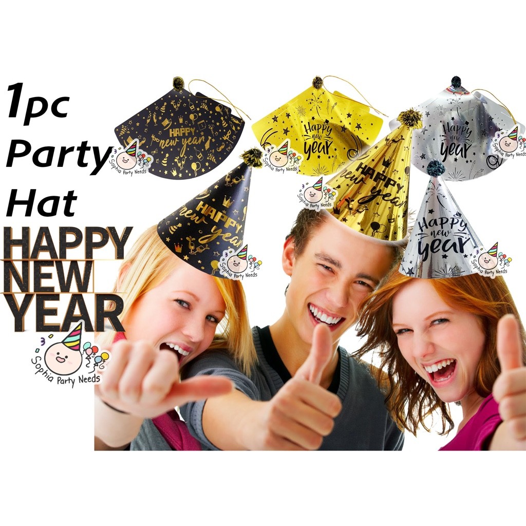 photo booth prop camera Happy New Year Party Hat | Shopee Philippines