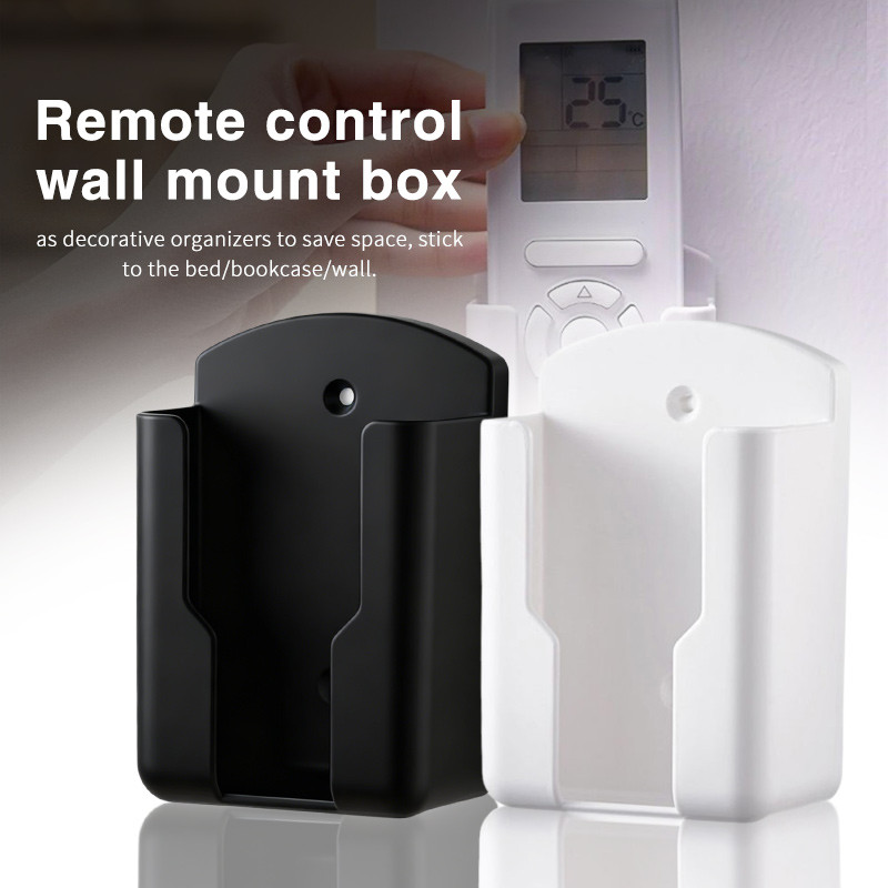 punch-free universal remote control holder - wall-mounted adhesive rack ...