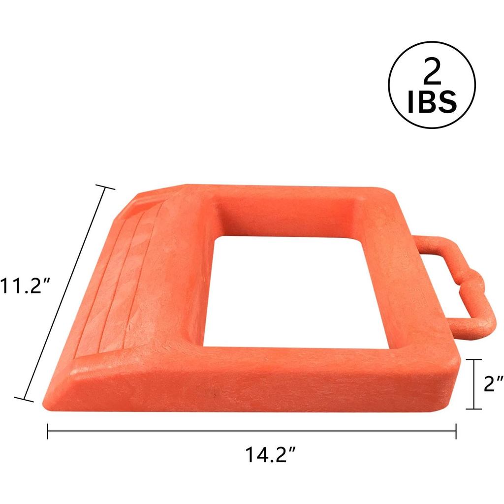 ROBLOCK Pallet Jack Chock Heavy Duty Wheel Chock, Pallet Jack Stopper ...
