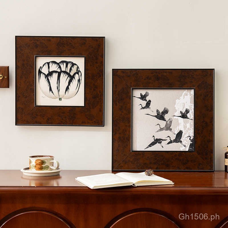 Photo Frame Oil Painting Wall Hanging Photo Wall a4Vintage Frameless ...