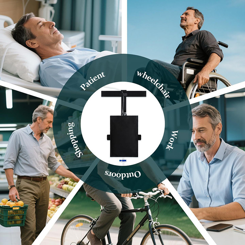 Uequilib Urinary Drainage Bag External dder Ostomy Collection Waist Bag ...