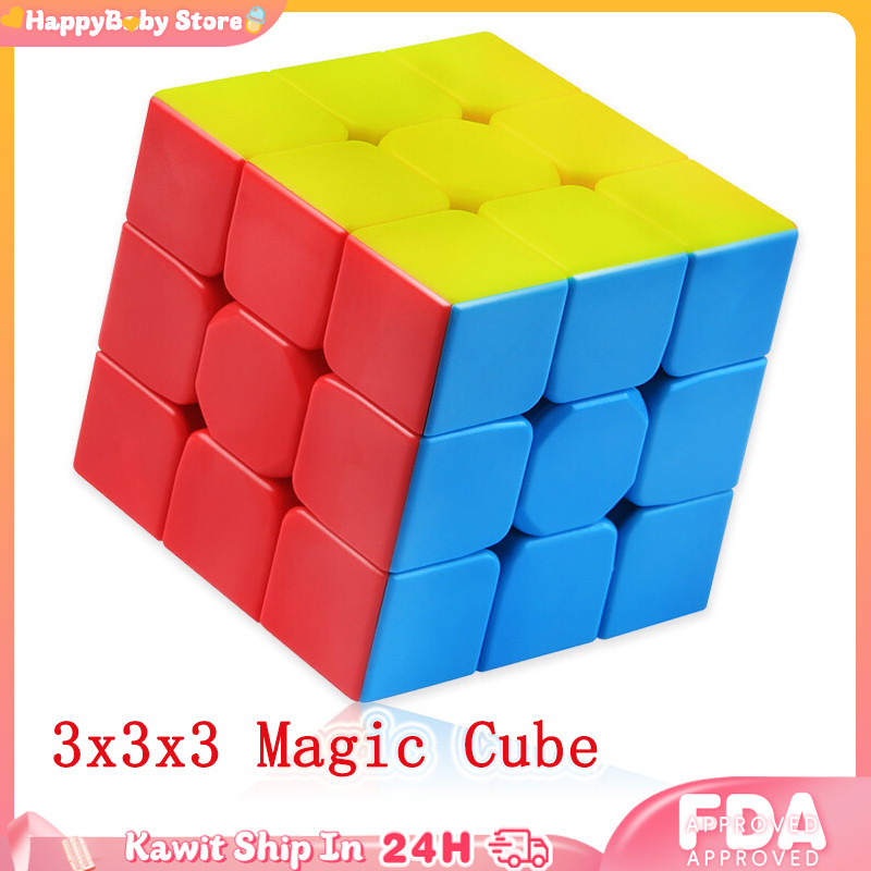 3x3x3 Magic Cube Stickerless Cube Stress Relief Toy Creative Children's ...