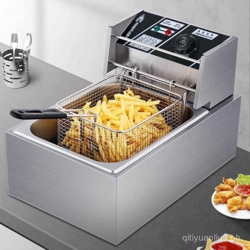 New Electric Deep Fryer Commercial Deep Fryer Plug-in Electric Chicken ...