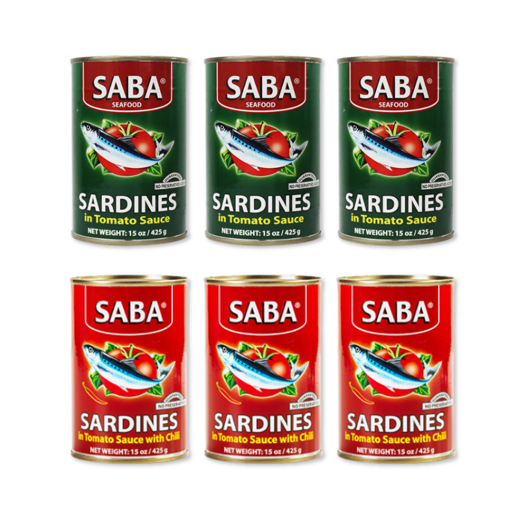 SABA SARDINES/ SQUID/ GINATAANG/ TULINGAN PINK SALMON SEAFOOD 3-6PCS ...
