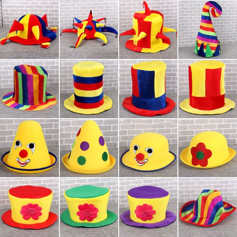 Clown Hat Children Kindergarten Performance Funny Performance Props ...