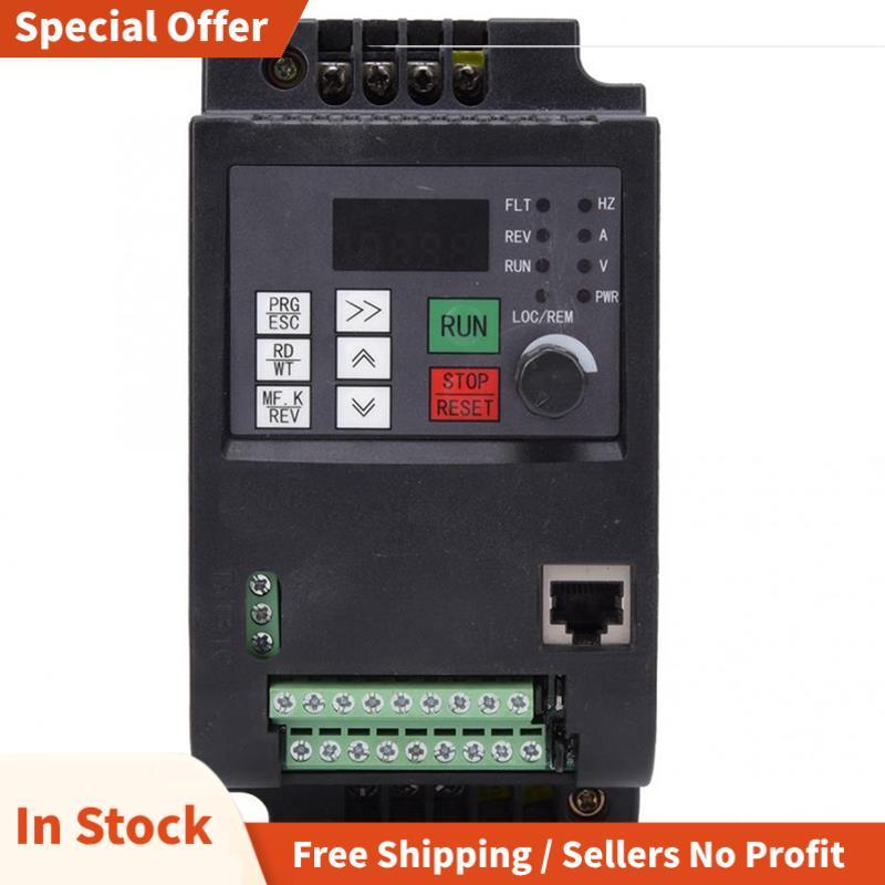 110V to 220V 1.5KW Frequency Converter VFD Motor Variable Speed Power ...