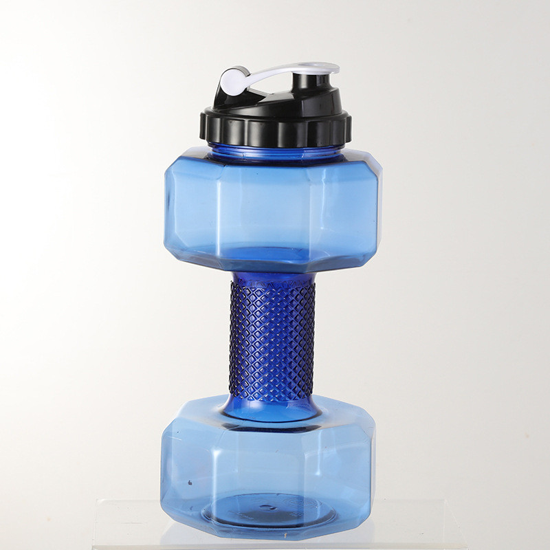 Large Capacity Dumbbell Cup Creative Sports Water Bottle Portable Water ...