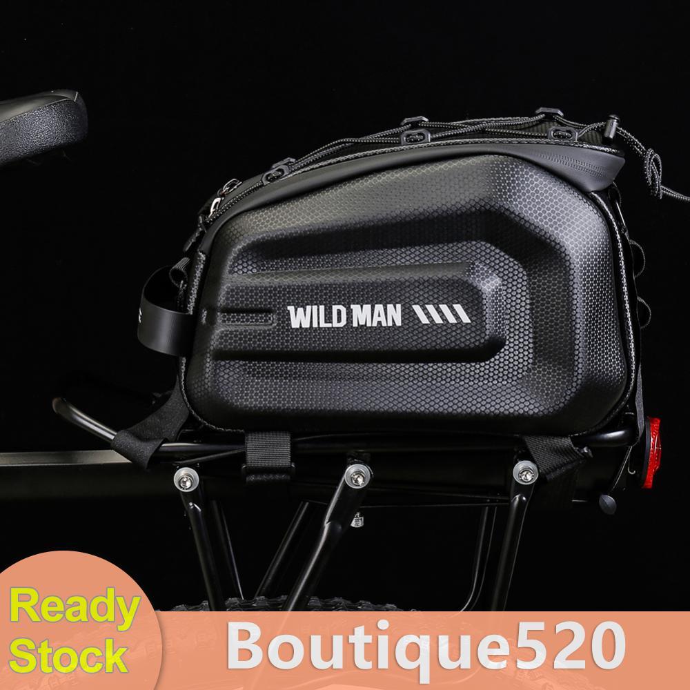 **4L WILD MAN Portable Bicycle Pannier Multifunction EVA Hard Shell ...
