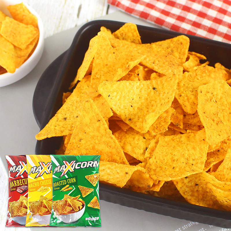 Indonesia Imported Snacks Max MAXICORN Cheese Barbecue Original Corn ...