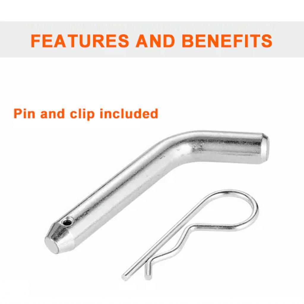 Ilike Trailer Hitch Ball Mount for 2 Inch Receiver Universal Refitting ...