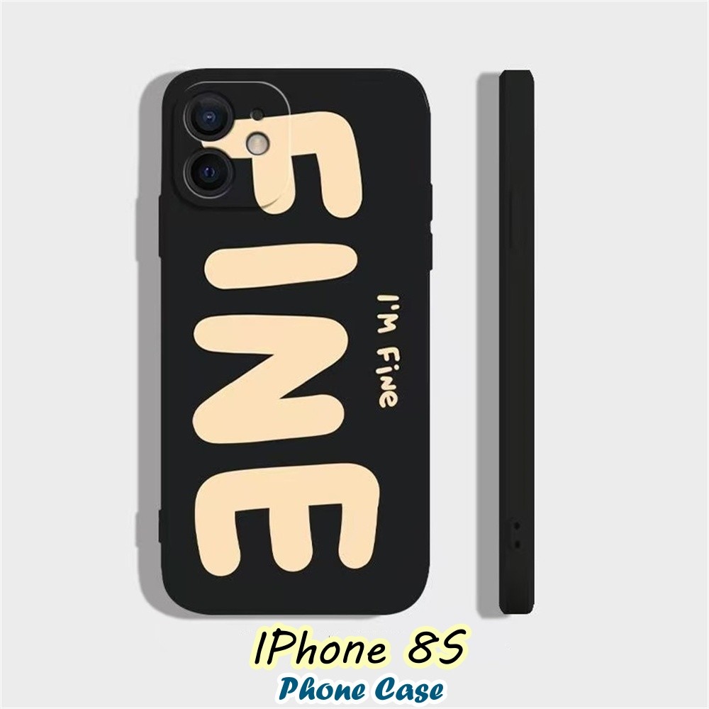 For IPhone 8S Case Trendy ideas Cartoon Silicone Full Cover Protective ...