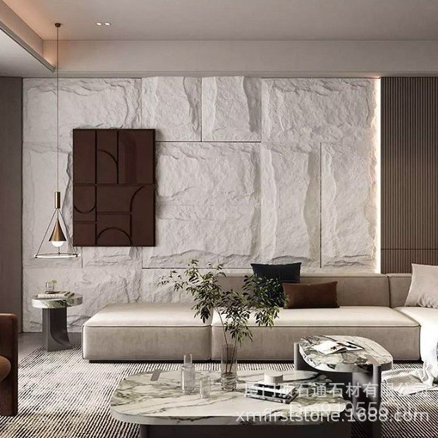 Travertine Slab Decorative Panel Stone Skin pu Imitation Stone Star ...