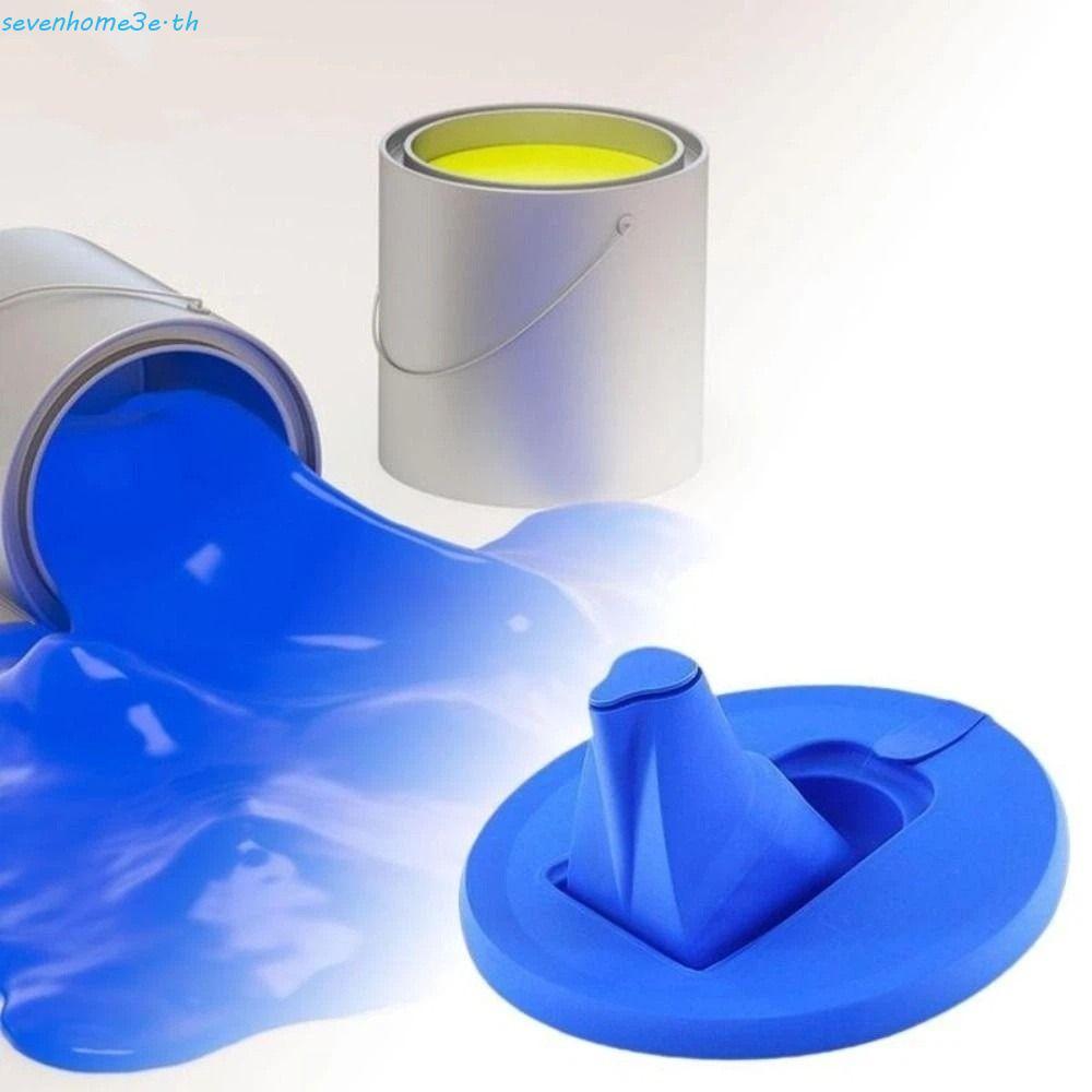 SEVENHOME3E Paint Can Lid, Reduce Messy Drips Folding Paint Bucket ...
