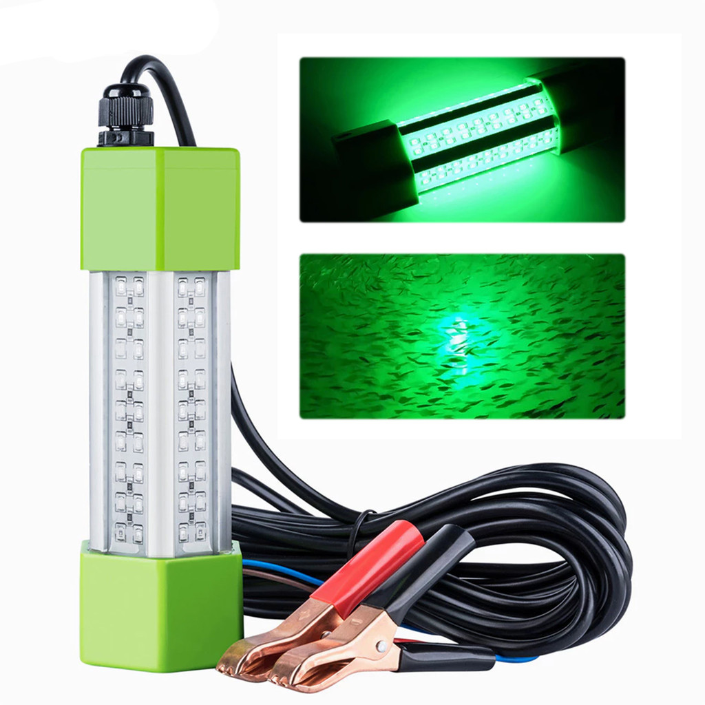 COD⭐ 12V 70W Underwater LED Fishing Light with 5M Cable Submersible LED ...