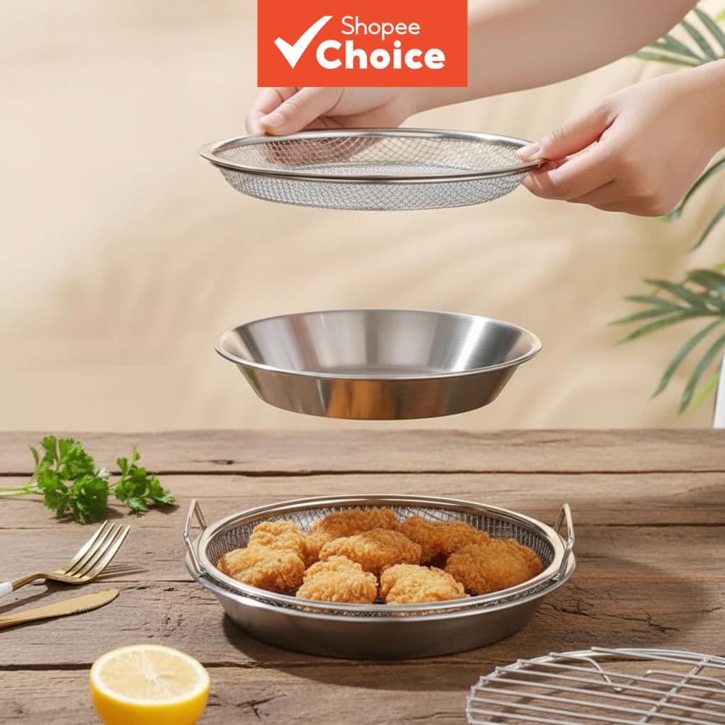 New Multi-Functional Stainless Steel Oil Draining Tray – Kitchen ...