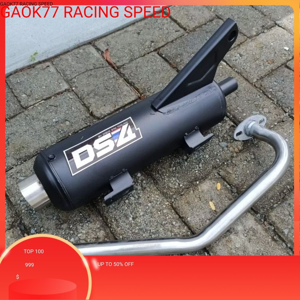 (full set) DS4 muffler pipe BEAT fi BEAT carb Apido click 125 150 mio ...
