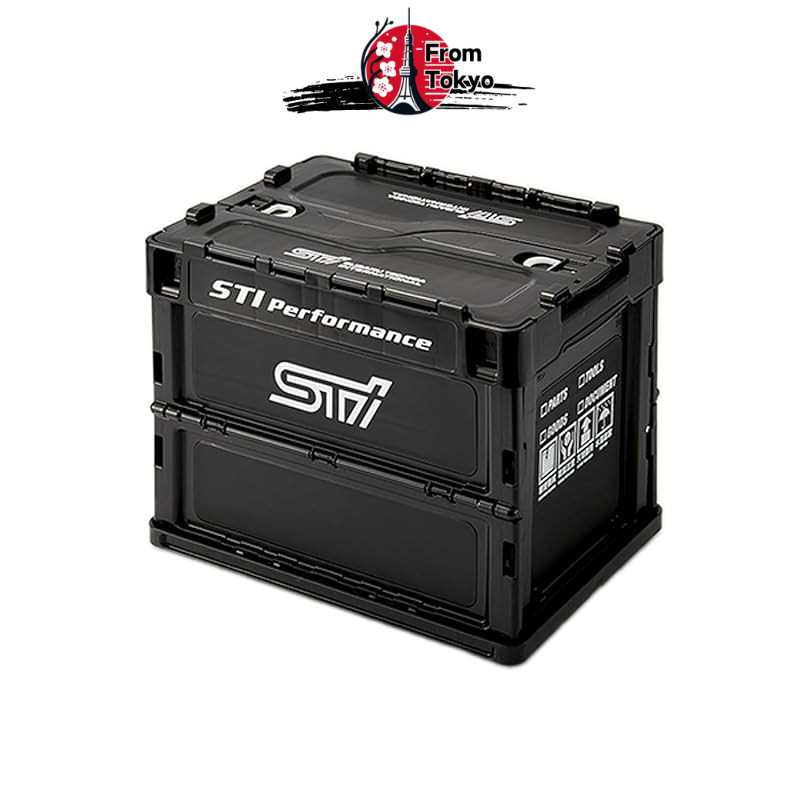 SUBARU Genuine STI Folding Container, Black, S and M Sizes | Shopee ...