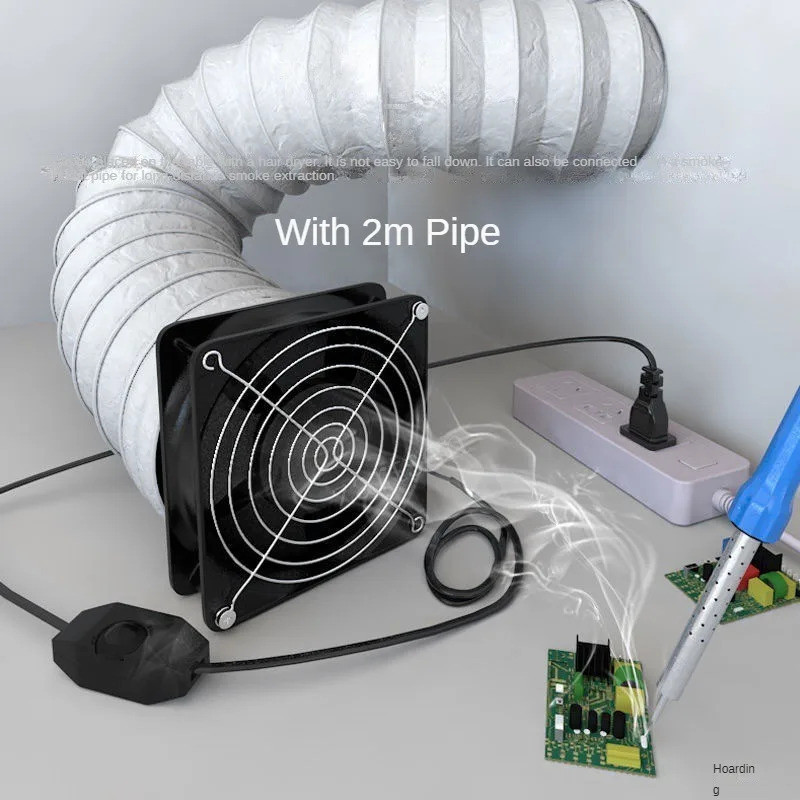 Smoke Absorber Fume Extractor Fan Pipe Duct Exhuast Fan Electric ...