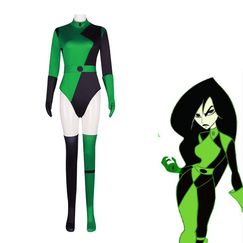 Spicy Girl cosplay costume Spicy Girl Xiguo Shego swimsuit jumpsuit ...