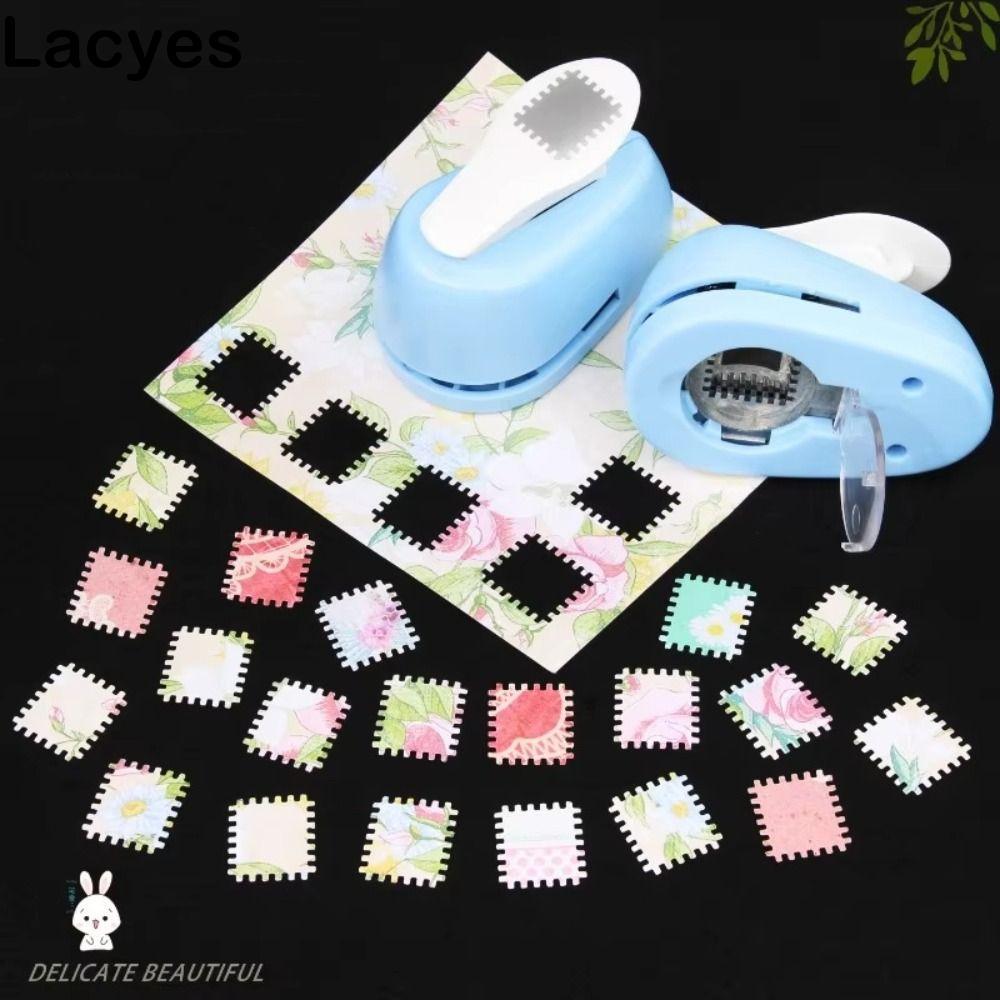 LACYES Stamp Border Punch, Stamp Shape Cutting Craft Embossing School ...