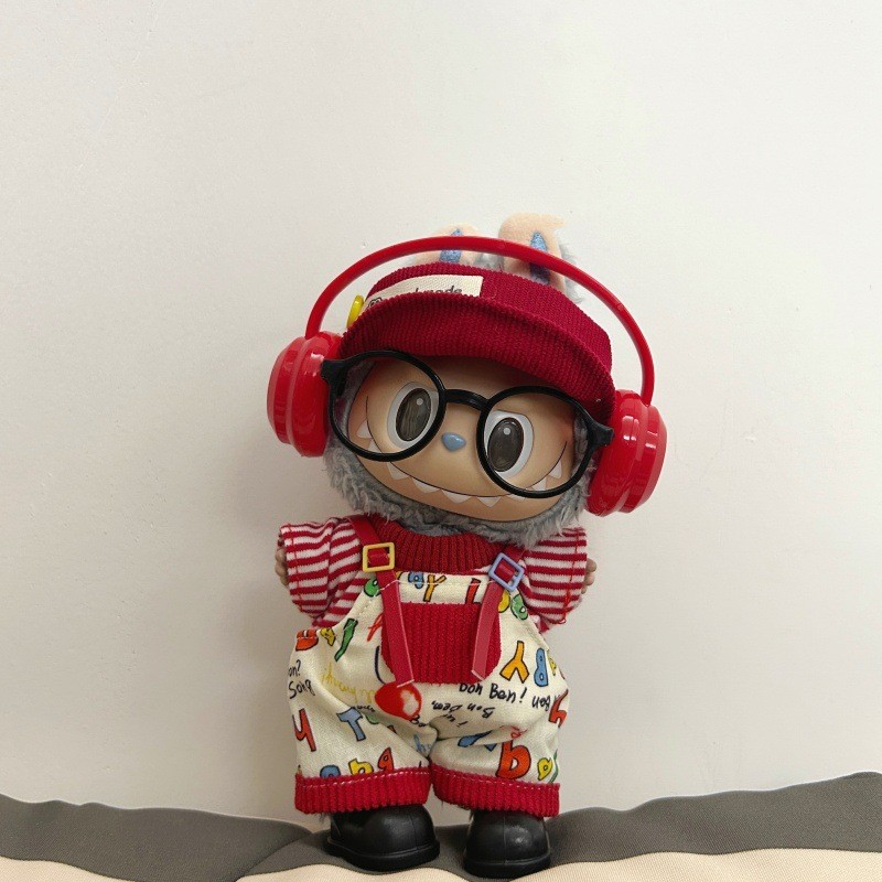 Labubu Baby Clothes Hip Hop Style Wear Suitable for 17cm labubu Mystery ...