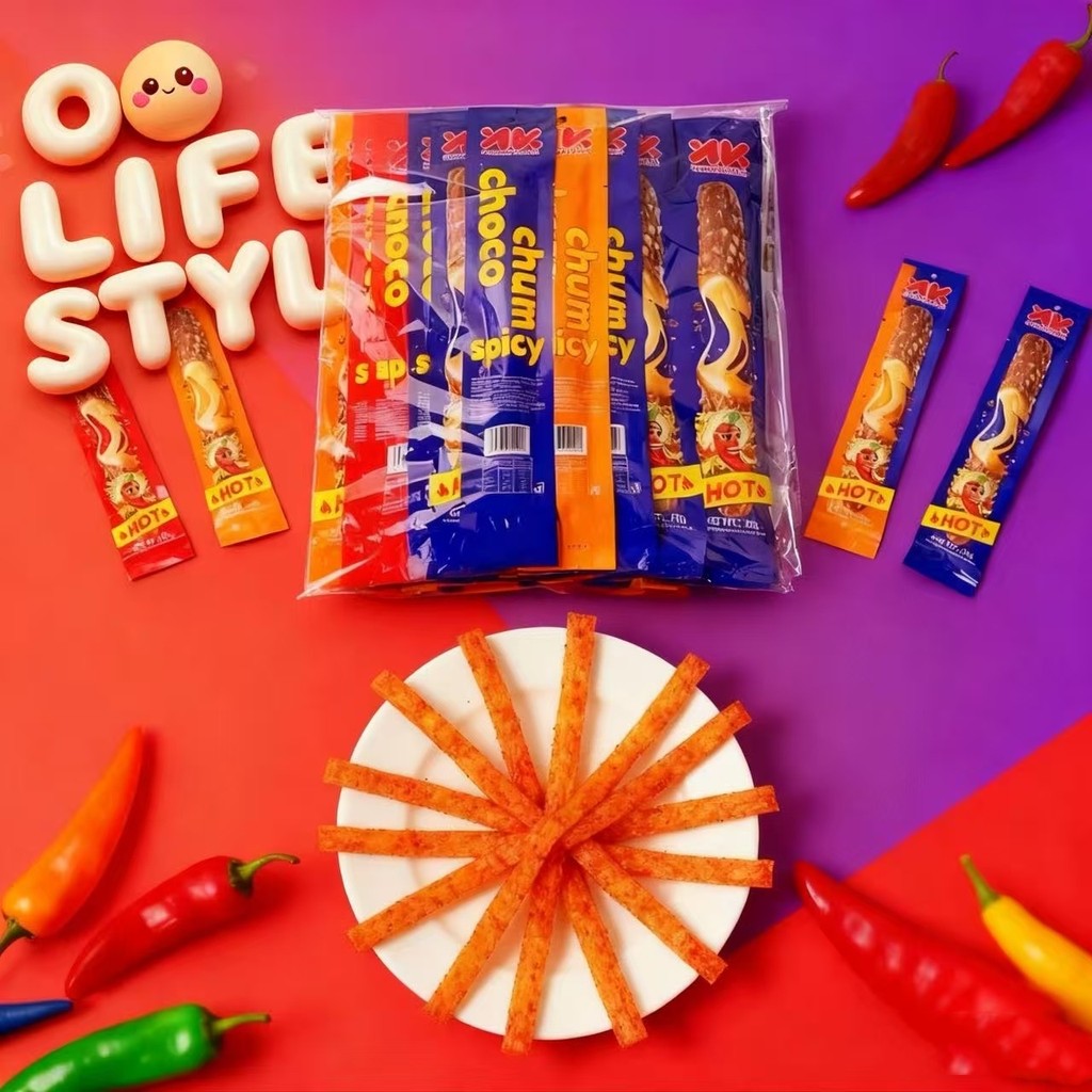 OO 30PCS/1PACK CHOCO CHUM SPICY LATIAO HOT!!! | Shopee Philippines