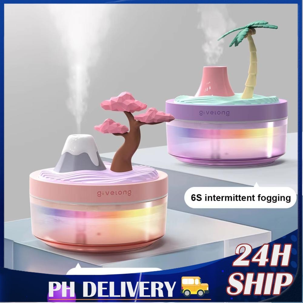 mini landscape desktop humidifier silent ultrasonic mist usb powered ...