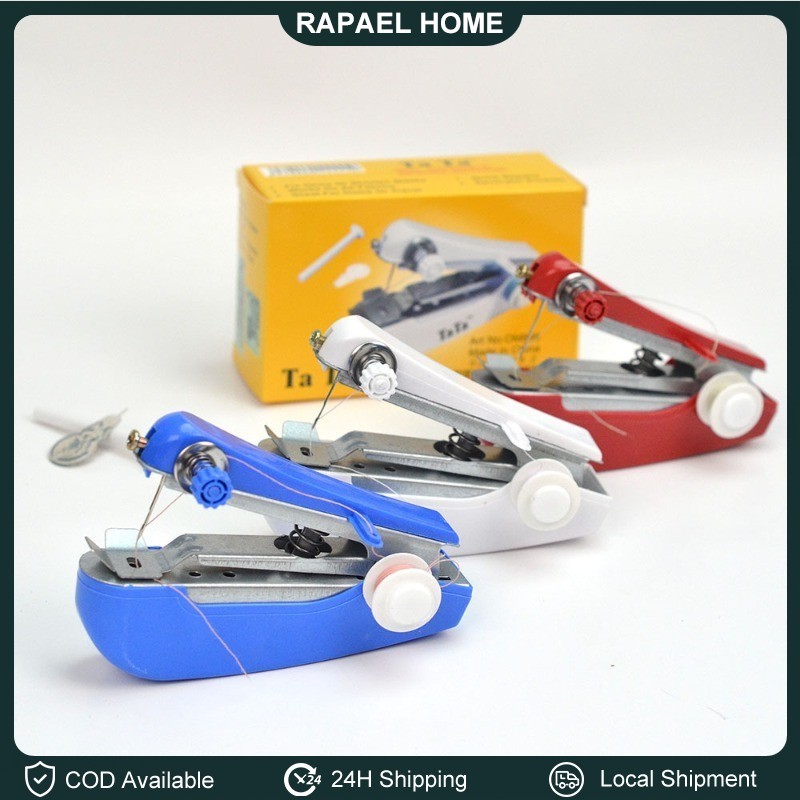 Mini Manual Sewing Machine Portable Sewing Tools Sewing Cloth Fabric ...