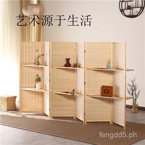 Chinese Style Folding Screen Partition Simple Modern Living Room Wall ...