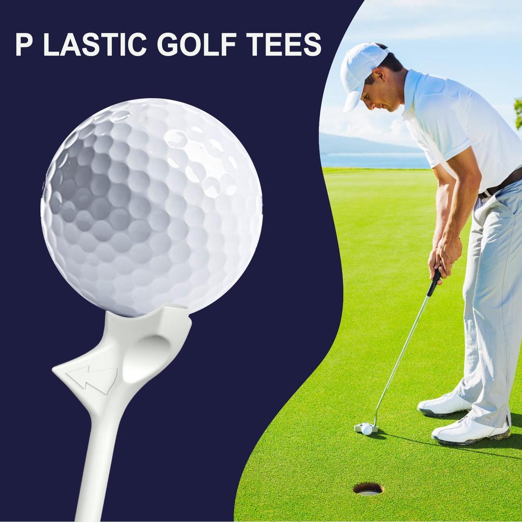 Short Golf Tees 3 1/4 Inch for Longer Distance Flight Path Stability ...