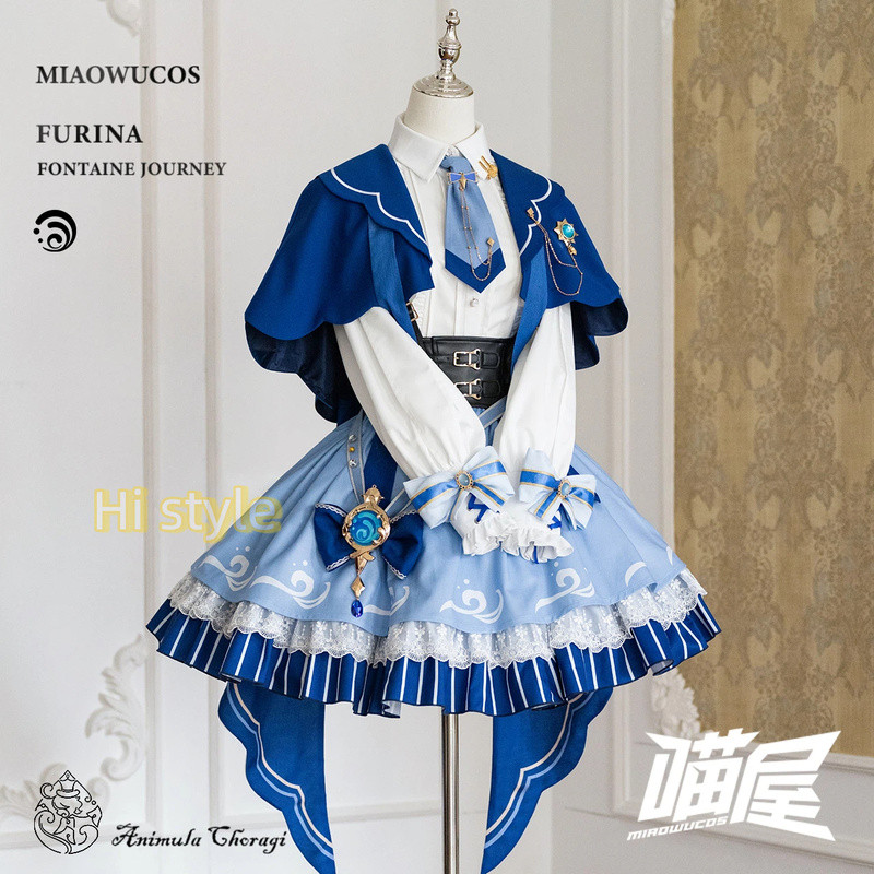 miaowucos Genshin Impact cos Furina de Fontaine cosplay costume ...