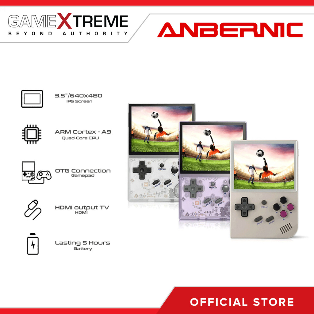 ANBERNIC RG35XX Retro Handheld Gaming Console iPS Screen Video Classic ...