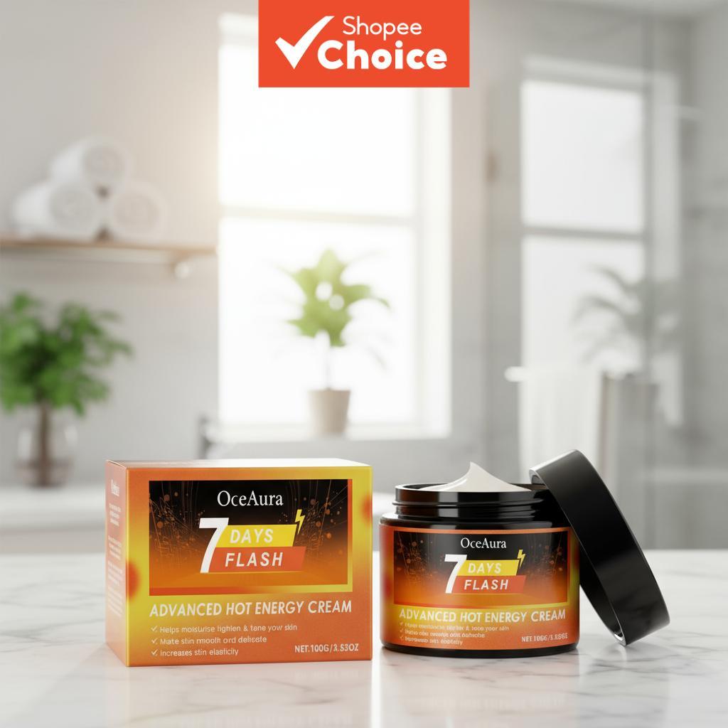 7 Day Flash Cream, Advanced Hot Sweat Formula, Hydrates, Boosts Skin ...
