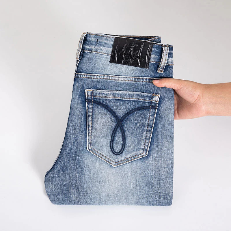 Light Luxury Men's Clothing Guangzhou Xintang Jeans Men European ...