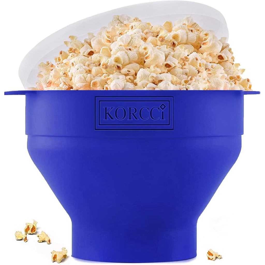 The Original Korcci Microwaveable Silicone Popcorn Popper, Microwave ...