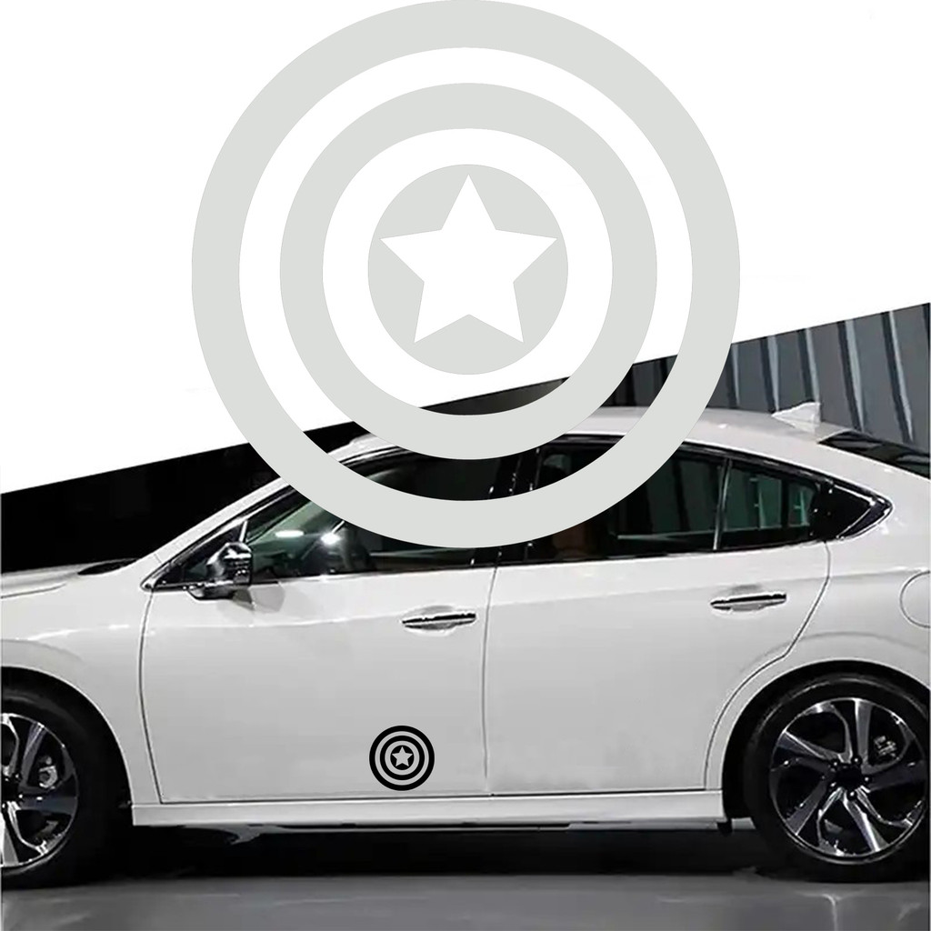 Automobile and motorcycle modification reflective sticker Marvel ...