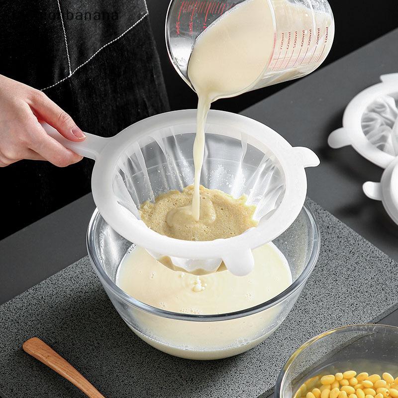 FBPH Bless Nylon Mesh Milk Filter Bags Reusable for Soy Milk Coffee Tea ...