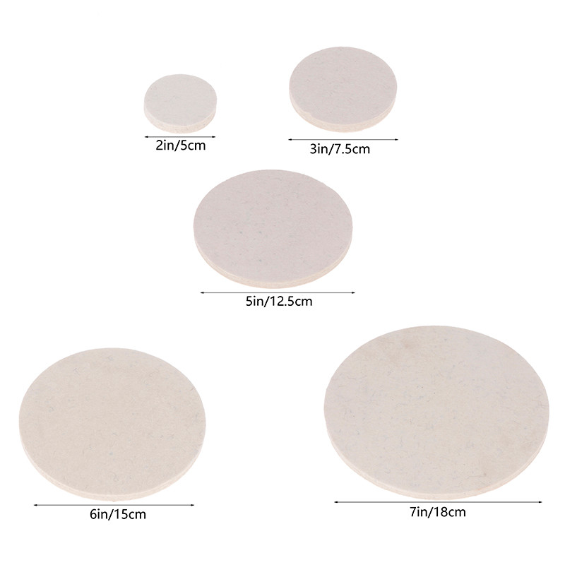 Sun Polishing Pads Wool Felt Abrasive Wheel 50/75/125/ 150/180mm Soft ...