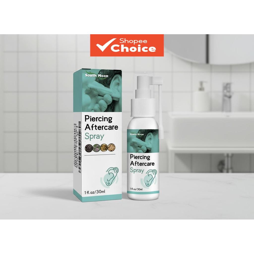 Ear Piercing Aftercare Fluid Reduce Allergy Swelling Disinfecting ...