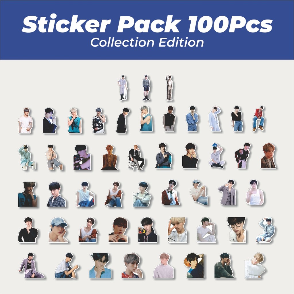 Hot Stickers Yoon Hyunsuk (CIX) Cute Waterproof Stickers Adhesive ...