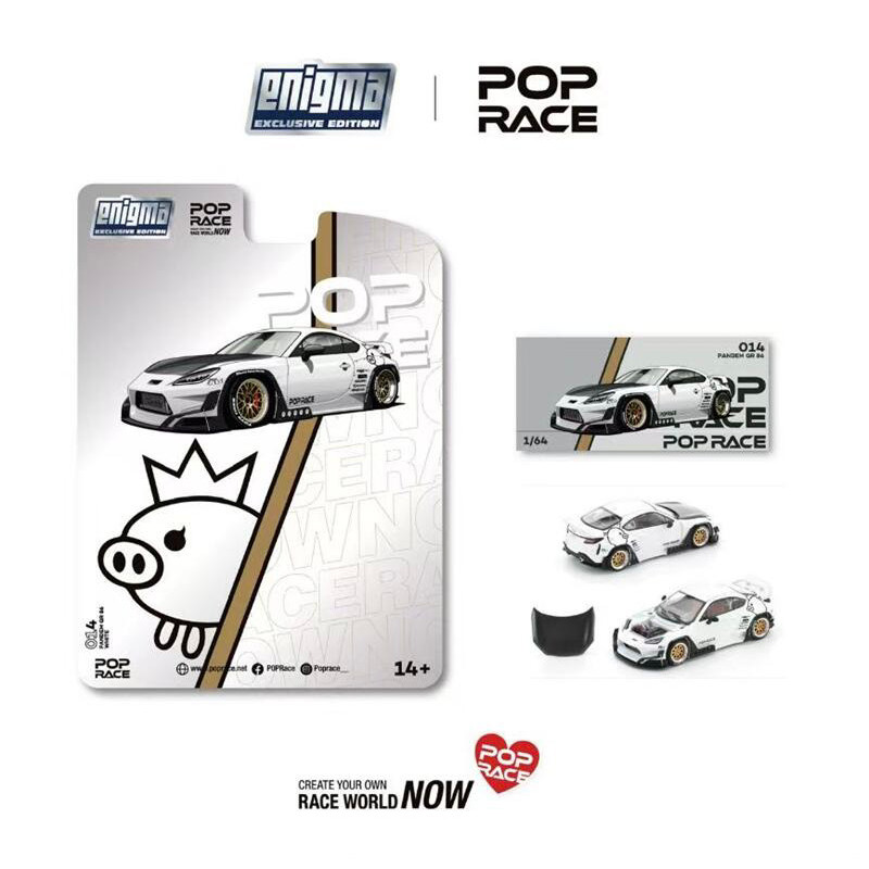 Enigma x Pop Race 1:64 Pandem GR86 ZN8 2022 Gen.2 Rocket Bunny Crystal ...