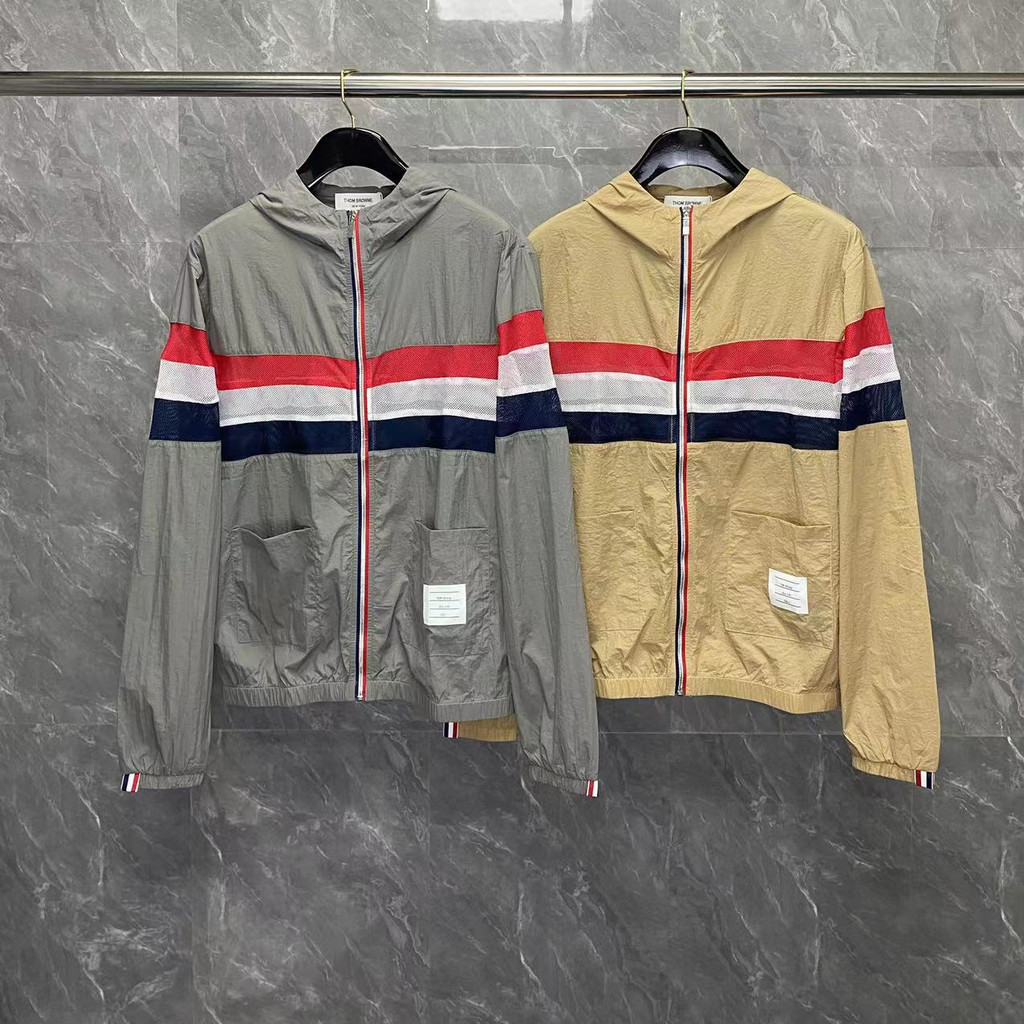 Thom Browne 23ss New Super High-End Feel Front and Back Red White Blue ...