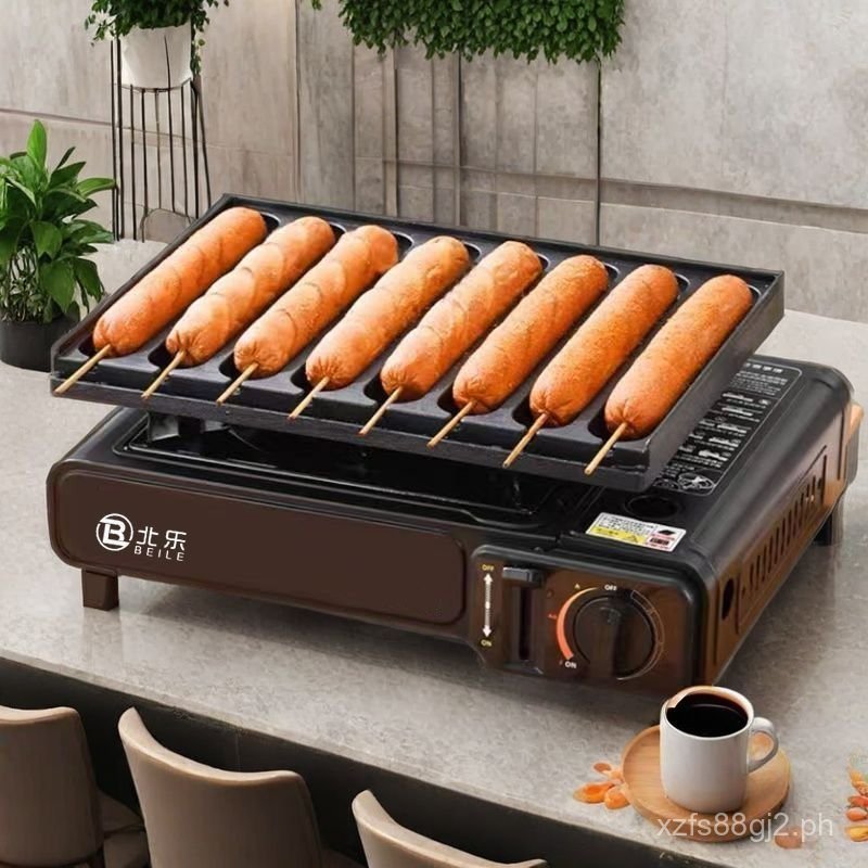 Internet Celebrity Sausage Grill Machine Stall Cart Small Sausage Grill ...