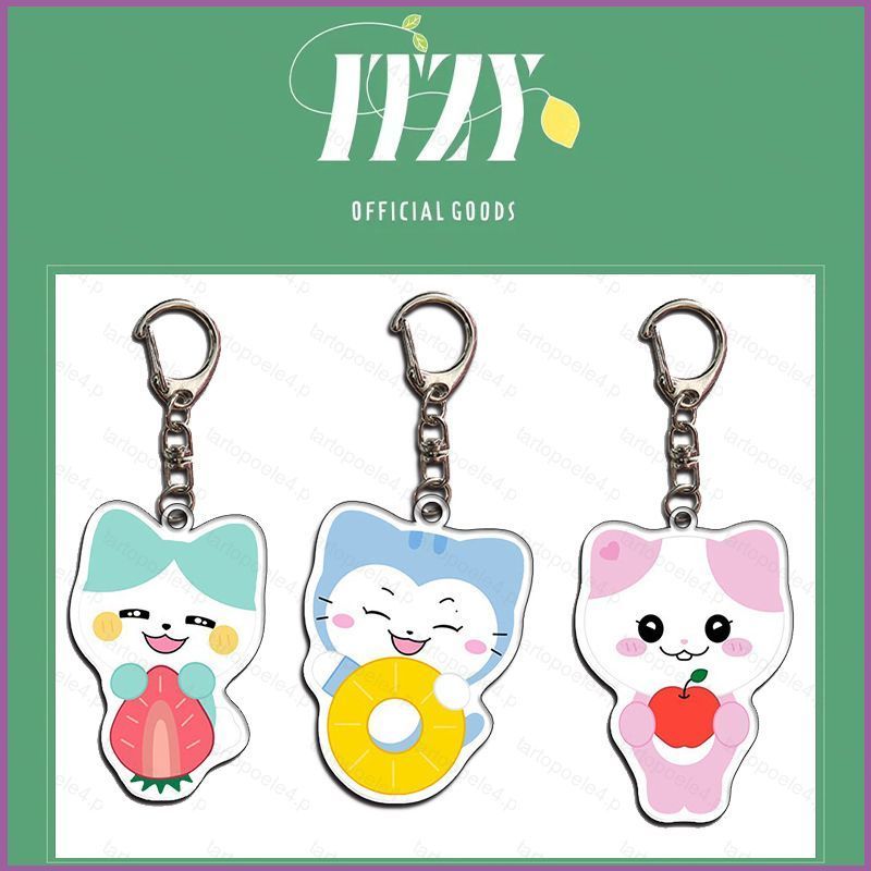 ITZY Acrylic Keychain Yeji Ryujin Pendant Chaeryeong Cartoon Bags ...