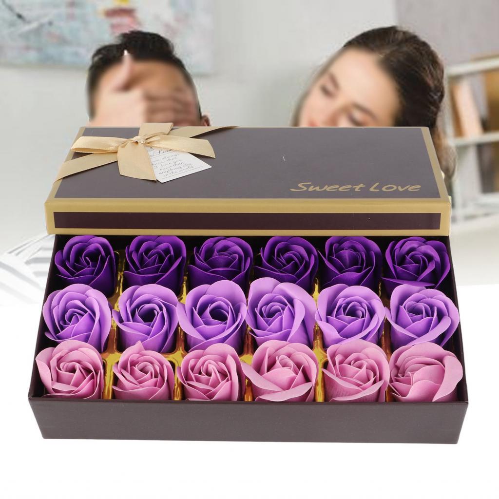 hmeishop Rose Soap Flower Handmade Decorations Valentines Day Mothers ...