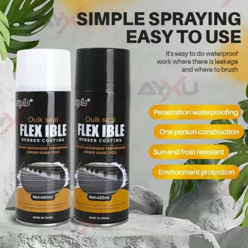 Quick Seal Flexible Rubber Coating Waterproof Spray Sealant Flexible ...