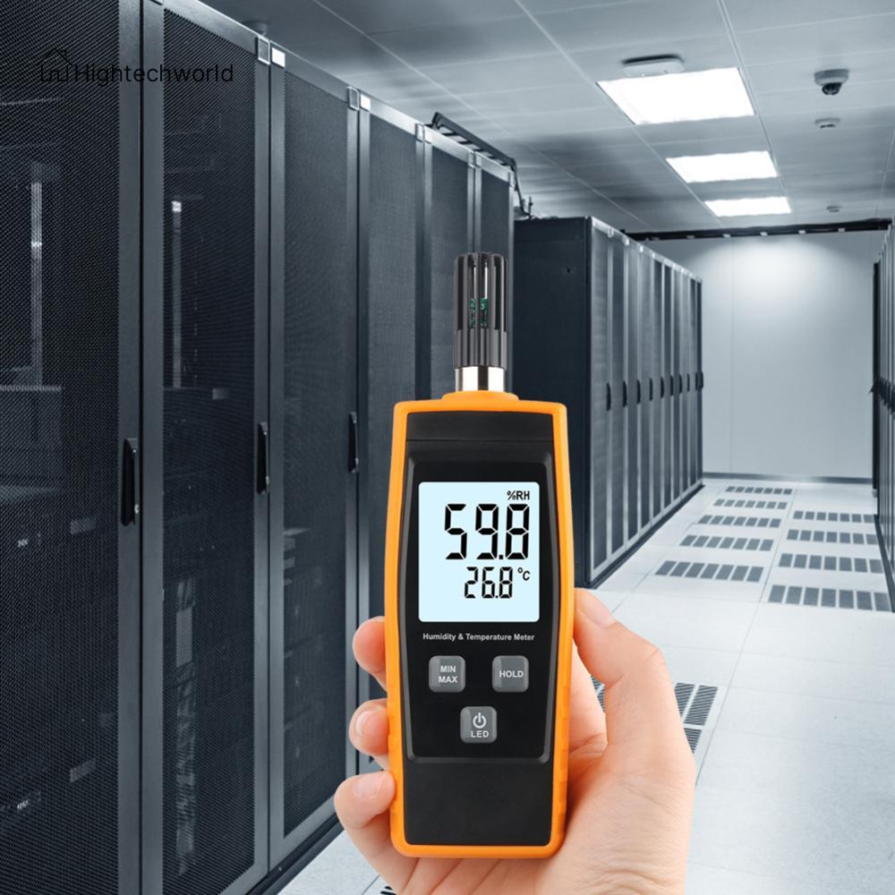 Digital Humidity & Temperature Sensor Meter High Precision Thermo ...