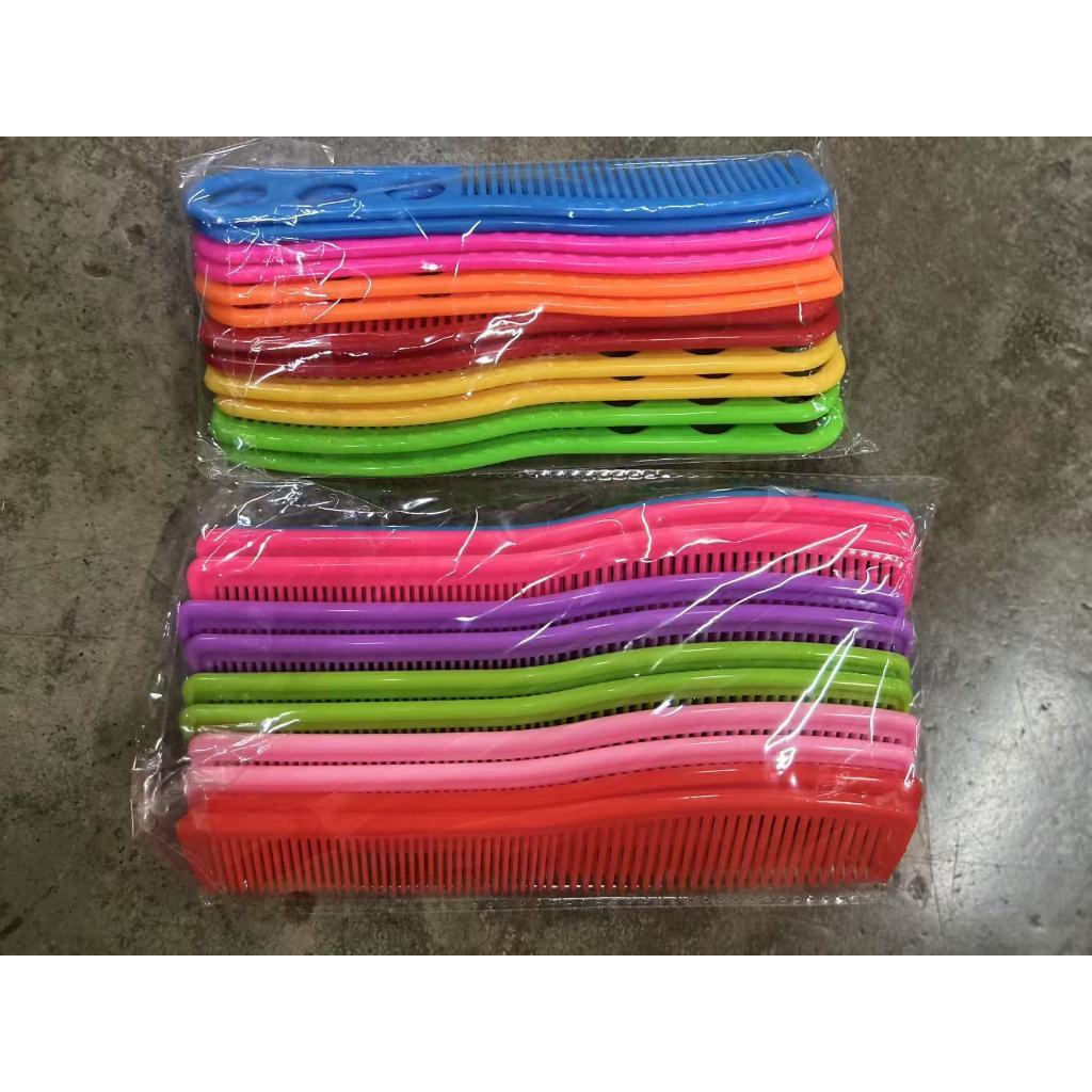 Plastic Comb Suklay Assorted Colors 12pcs Per Pack Small & Big Size ...