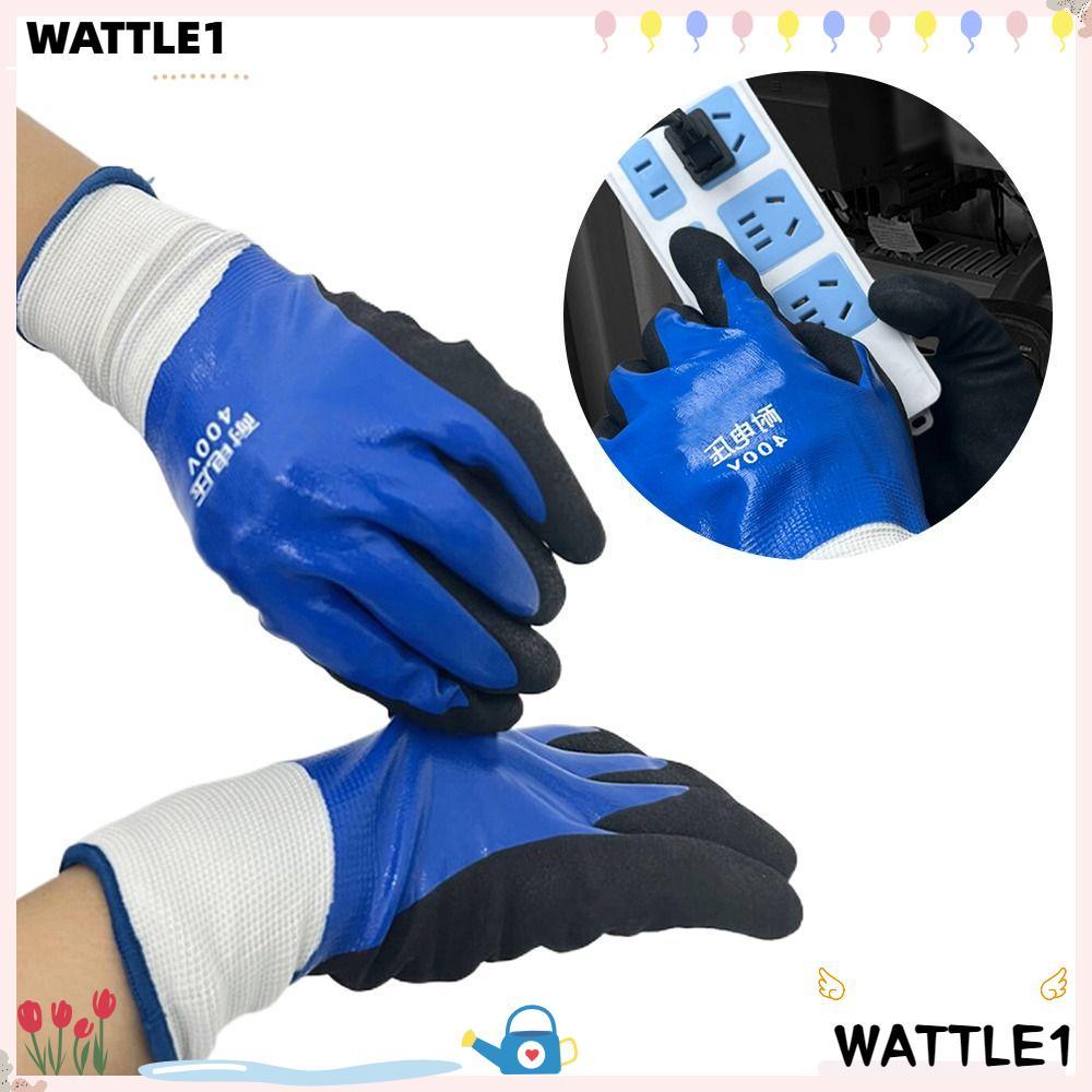 WTTLE Electrician Insulating Gloves, High Elasticity Withstanding ...