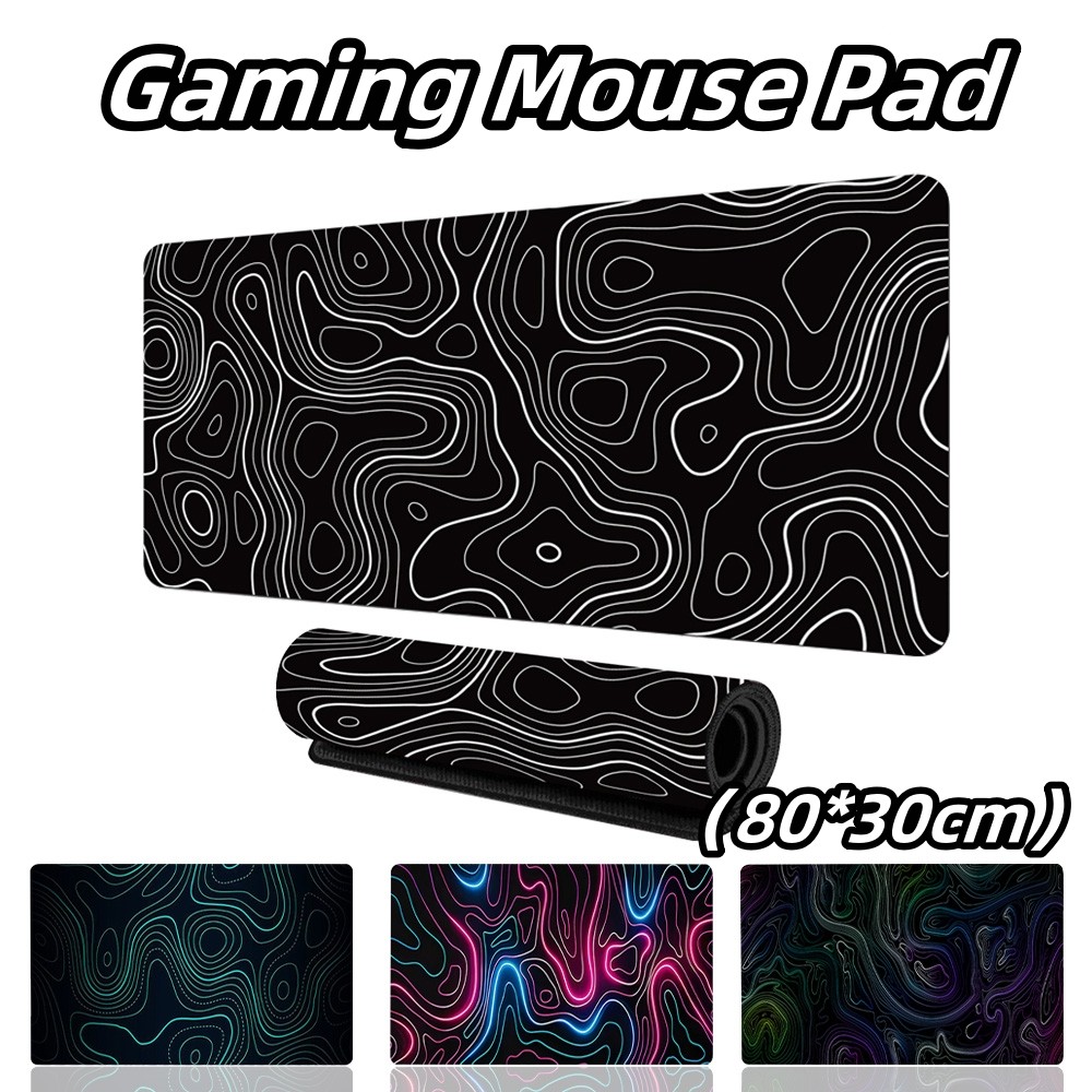 Large Mouse Pad with Stitched Edge Cool Gaming Mousepads Thicken Desk ...